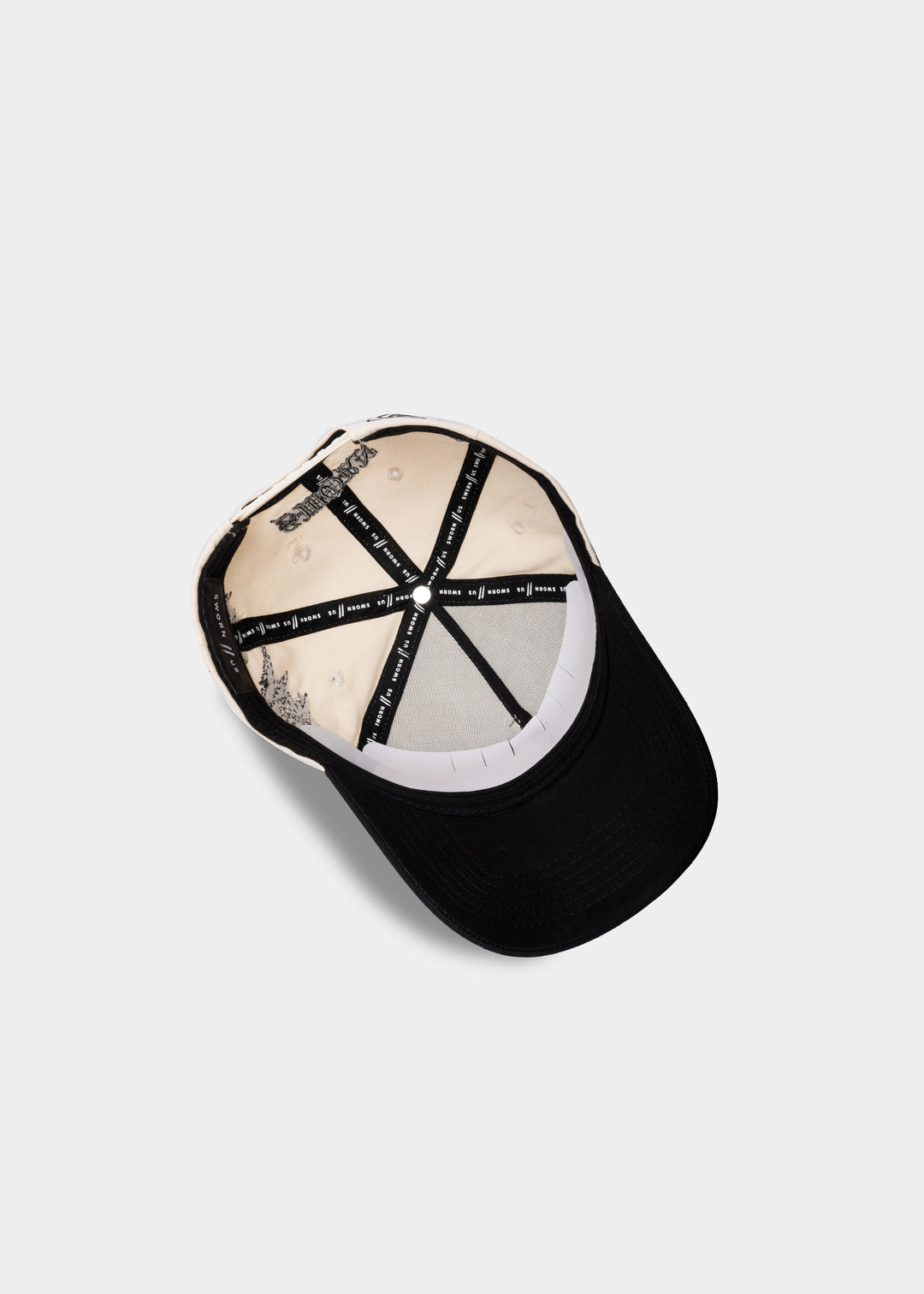 Poetry A-Frame Snapback // Natural & Black – Sworn To Us